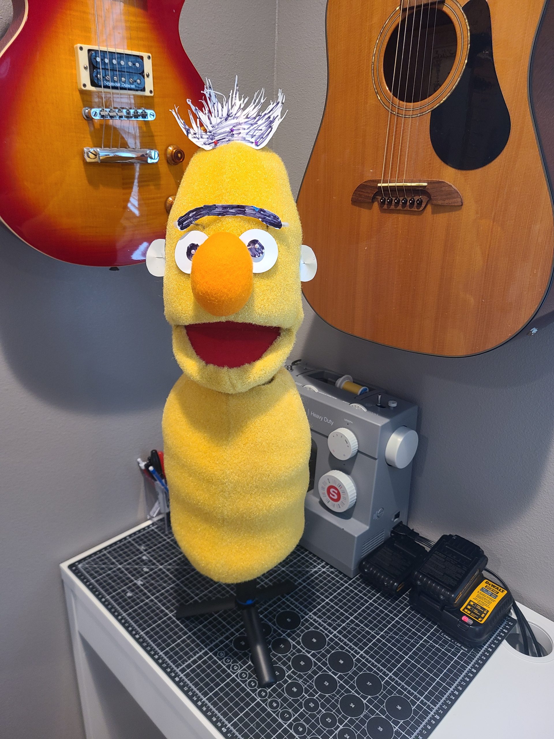 Bert from Sesame Street Replica Build - Puppet Stitches