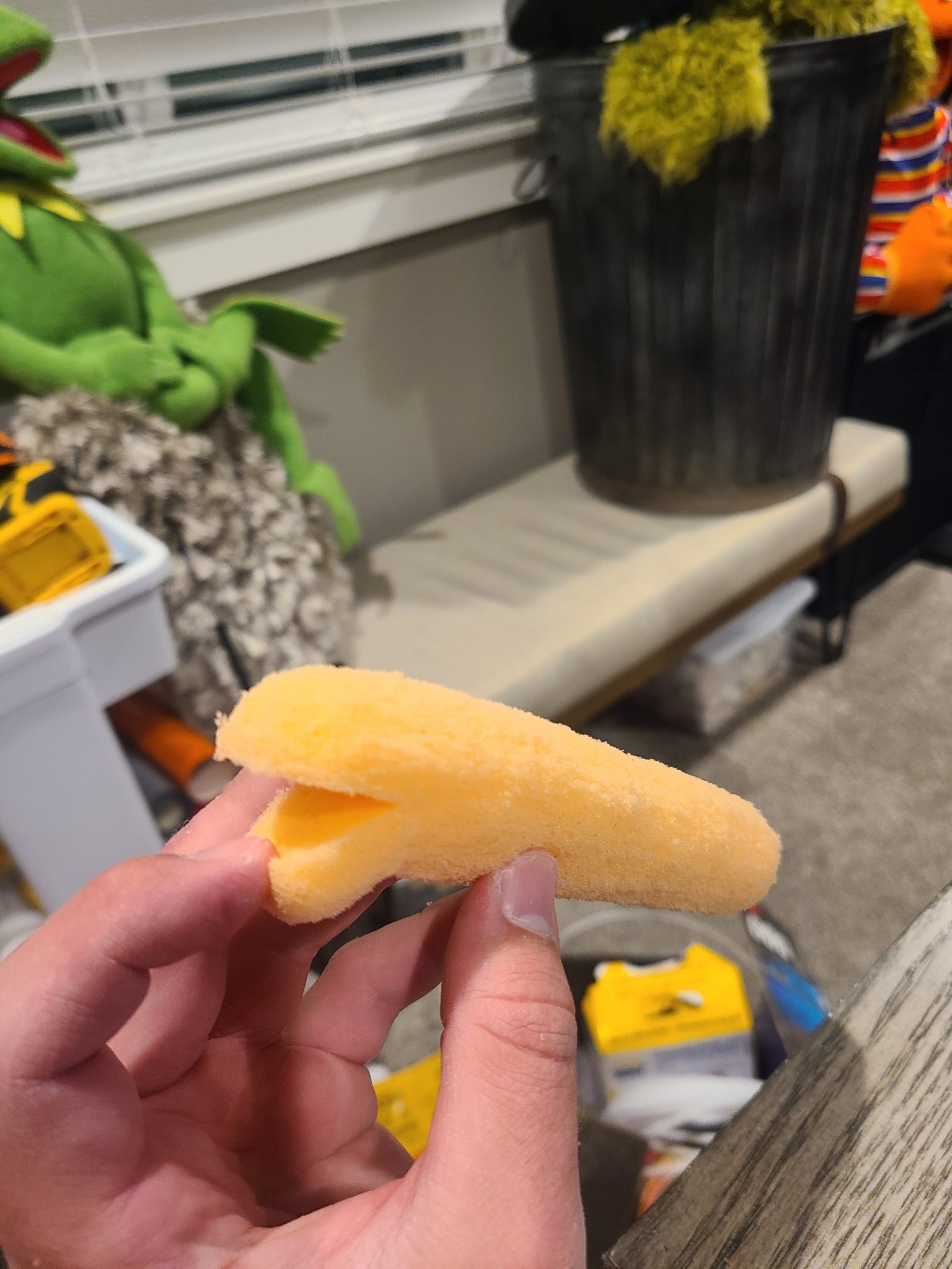 Slimey the Worm Sesame Street Replica Build - Puppet Stitches