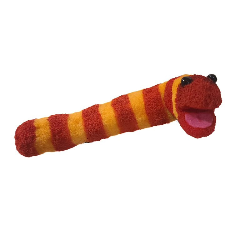 Slimey the Worm Sesame Street Replica Build - Puppet Stitches