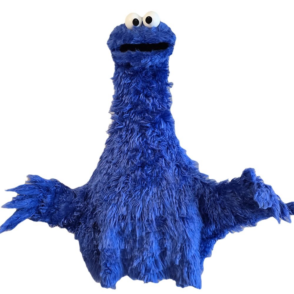 Cookie Monster v2 Sesame Street Replica Build - Puppet Stitches